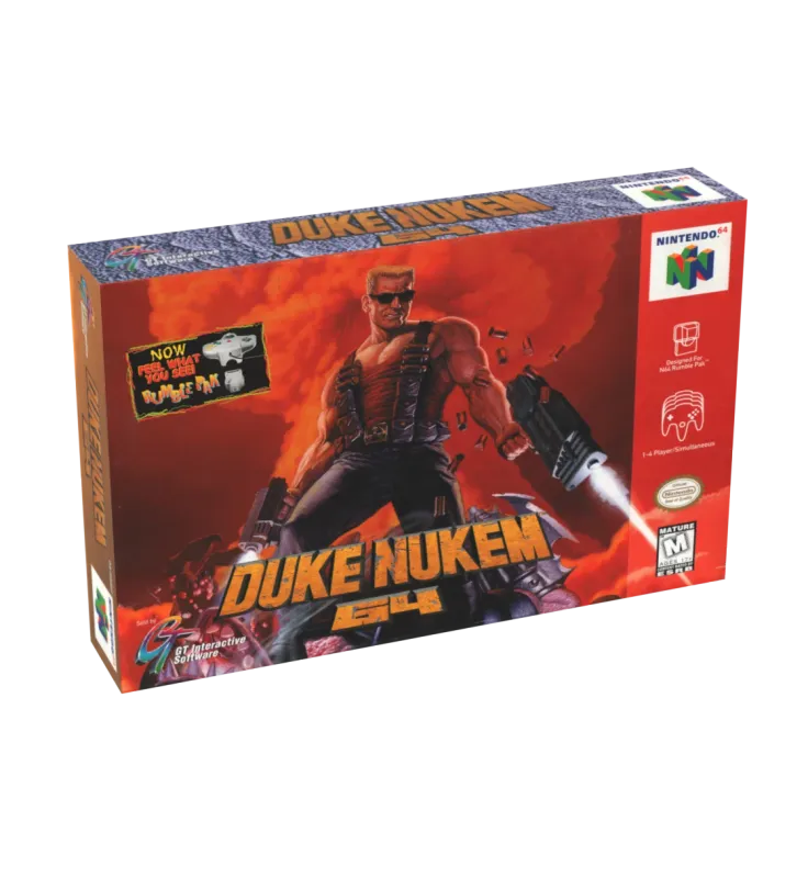 Duke Nukem 64 Reproduction Box