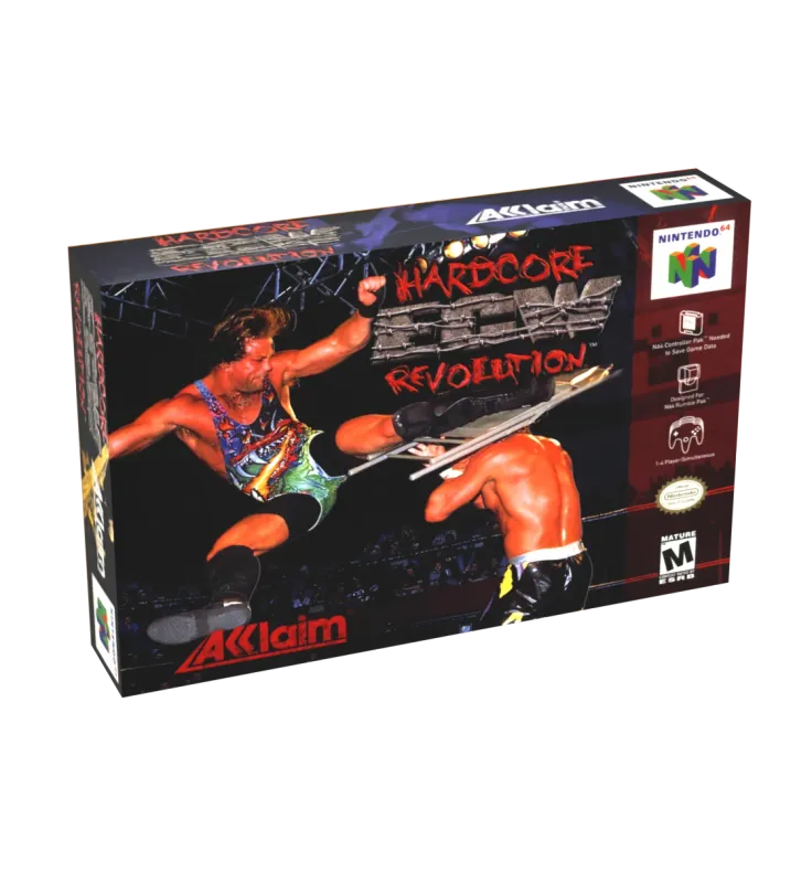 ECW Hardcore Revolution Reproduction Box