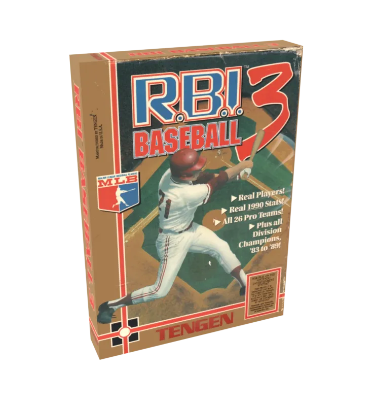 RBI Baseball 3 Reproduction Box