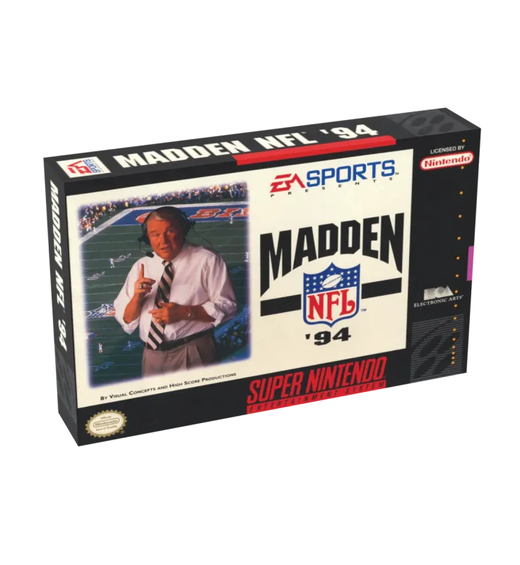 Madden NFL 94 Reproduction Box