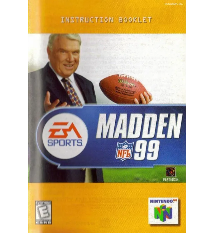 Madden 99 Reproduction Manual
