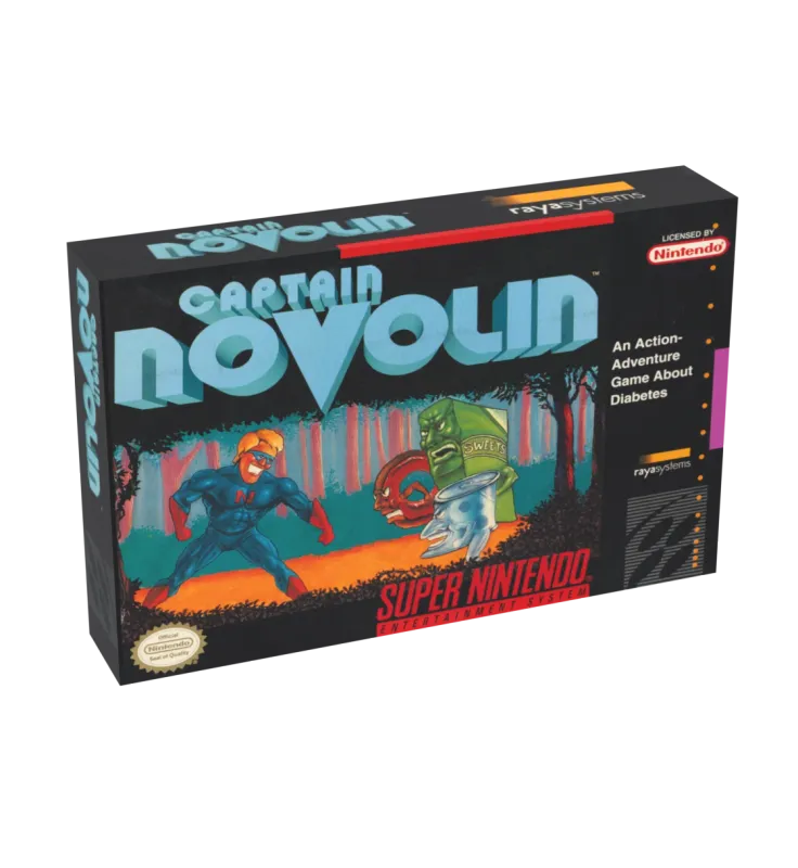 Captain Novolin Reproduction Box