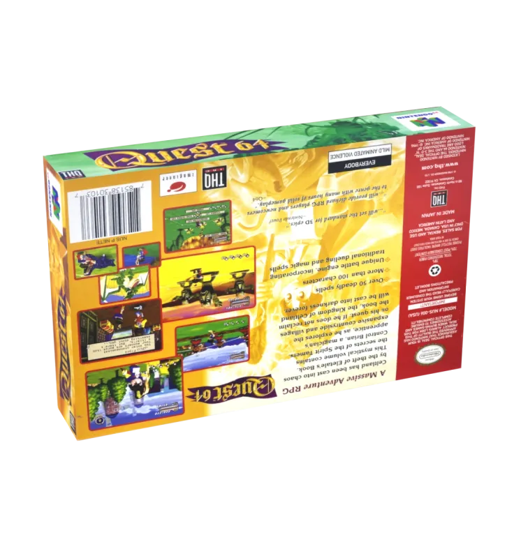 Quest 64 Reproduction Box