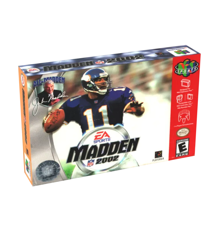 Madden 2002 Reproduction Box