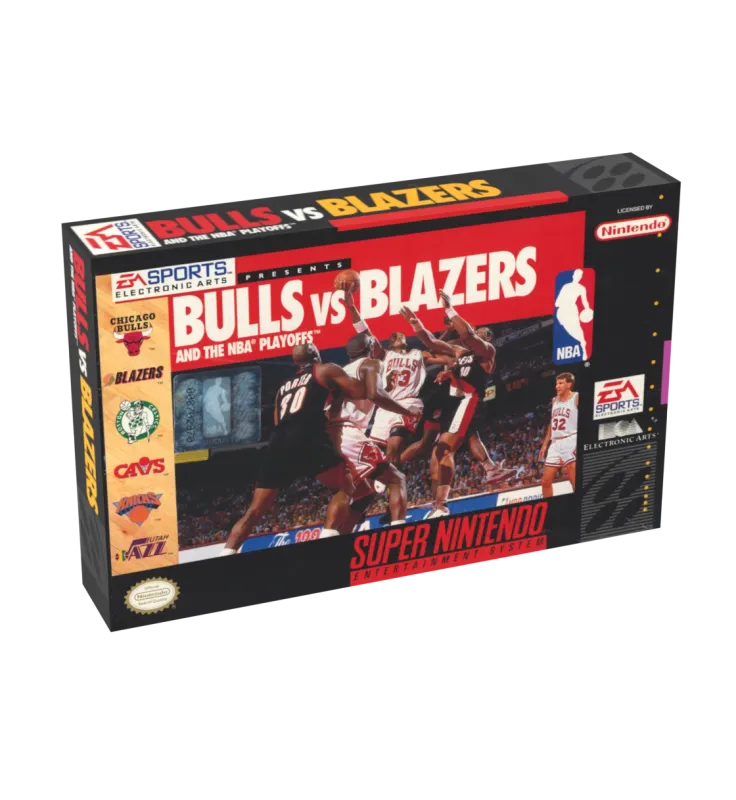 Bulls vs Blazers Reproduction Box