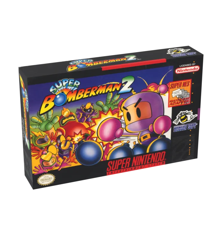 Super Bomberman 2 Reproduction Box