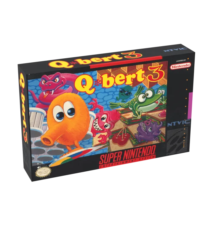 Q-Bert 3 Reproduction Box