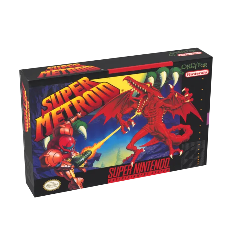 Super Metroid Reproduction Box