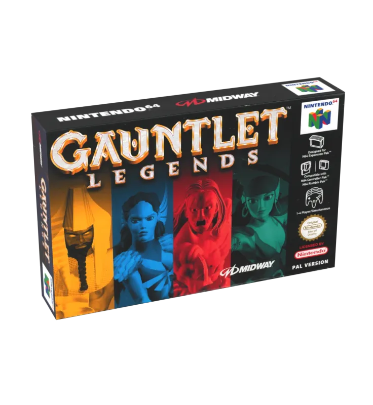 Gauntlet Legends Reproduction Box