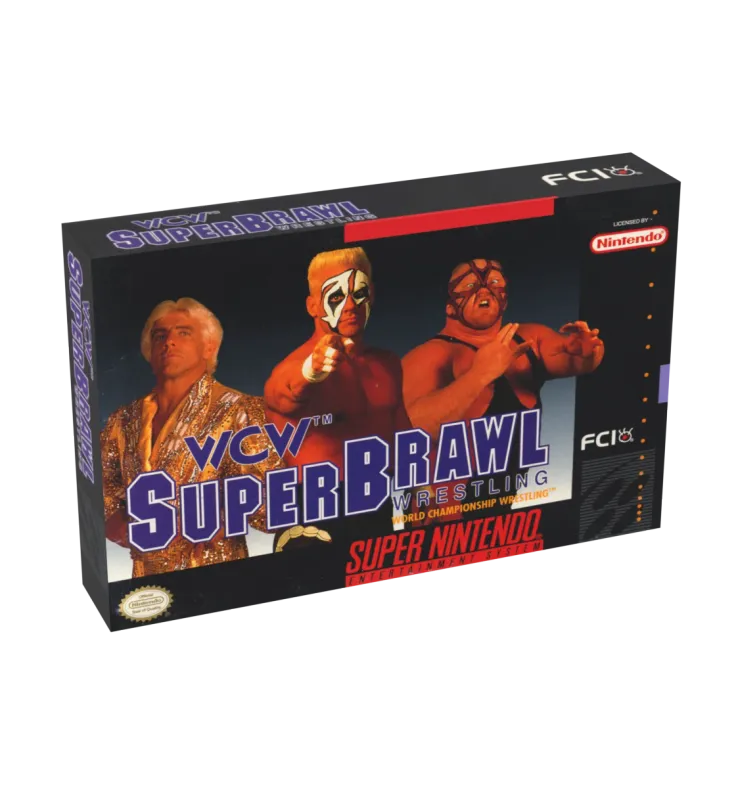 WCW Super Brawl Reproduction Box