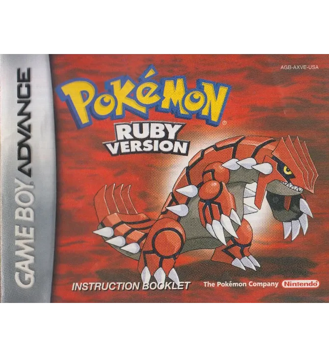Pokemon Ruby Reproduction Manual