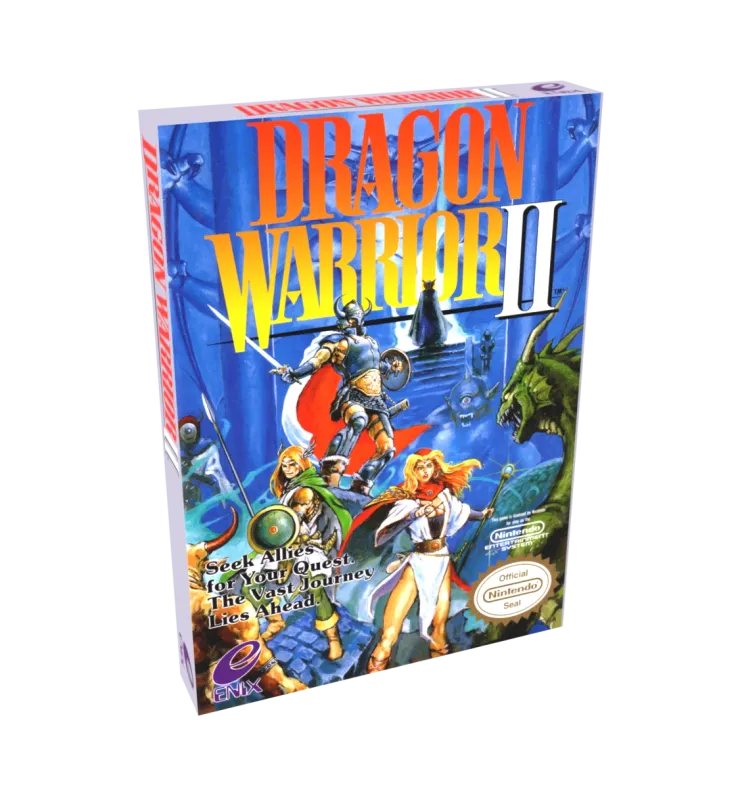 Dragon Warrior 2 Reproduction Box