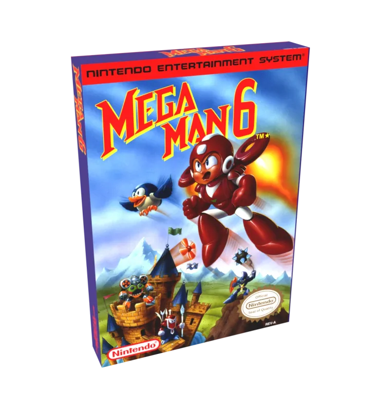 Mega Man 6 Reproduction Box