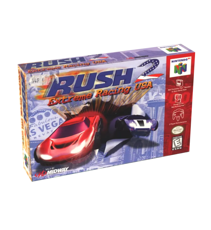 Rush 2 Extreme Racing USA Reproduction Box