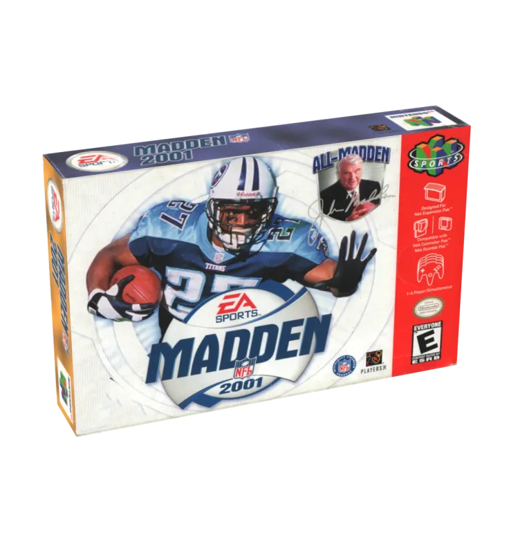 Madden 2001 Reproduction Box