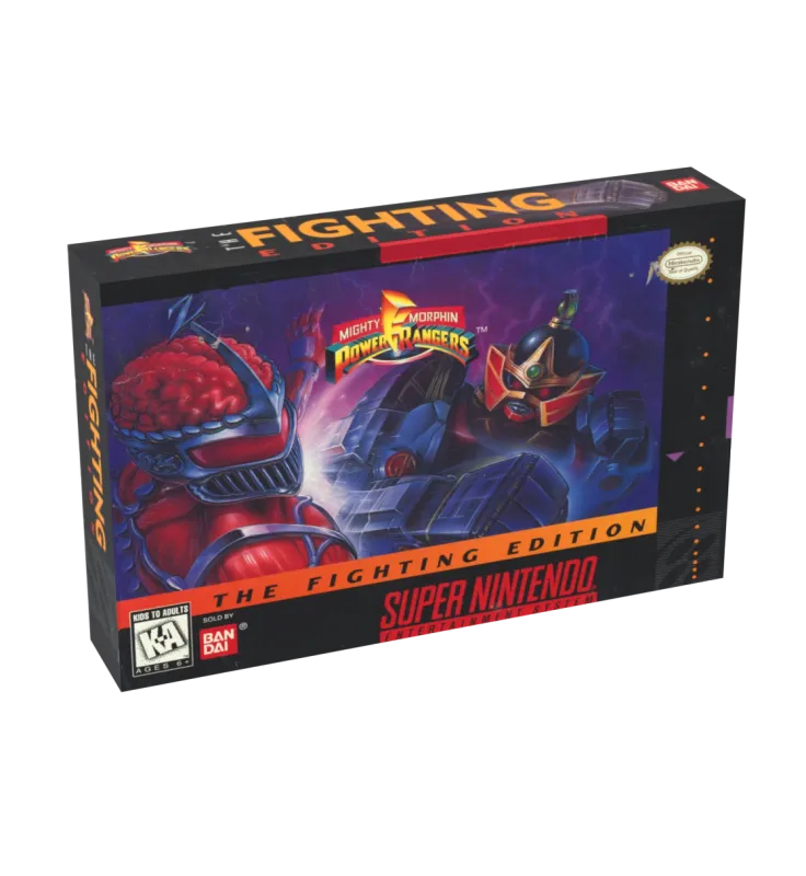 Mighty Morphin Power Rangers - The Fighting Edition Reproduction Box