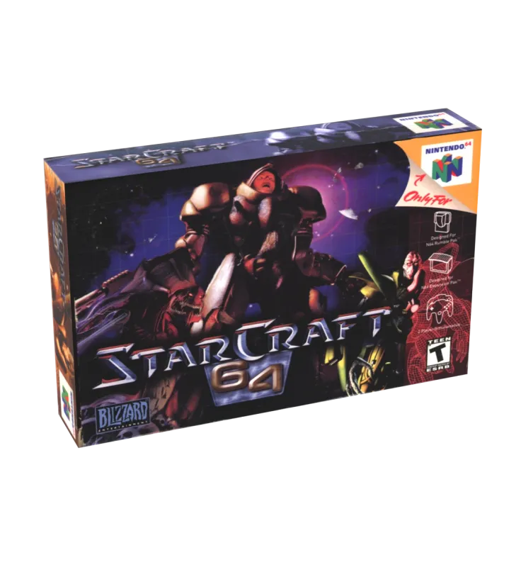 StarCraft 64 Reproduction Box
