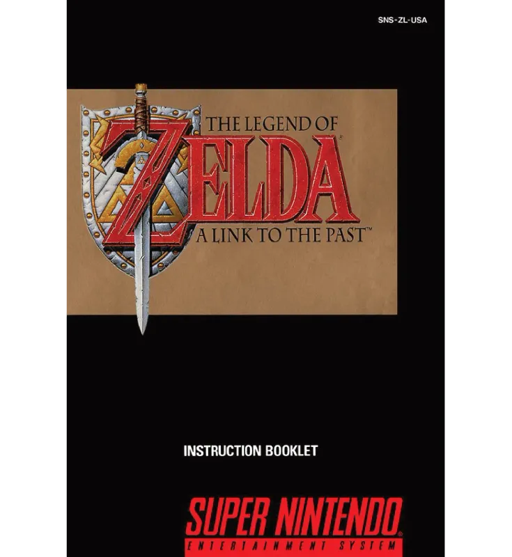 The Legend of Zelda Link to the Past Reproduction Manual