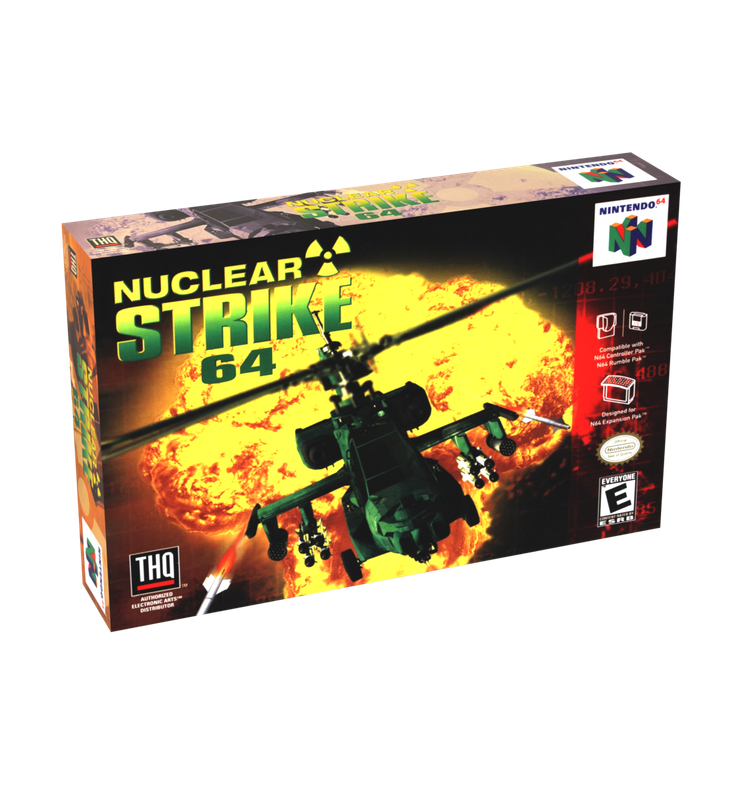 Nuclear Strike 64 Reproduction Box