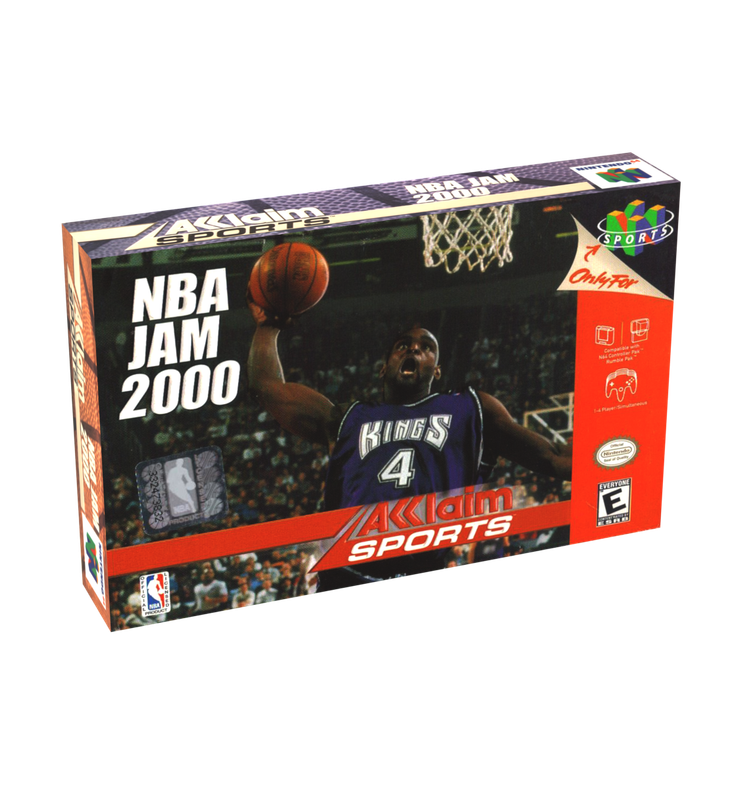NBA Jam 2000 Reproduction Box