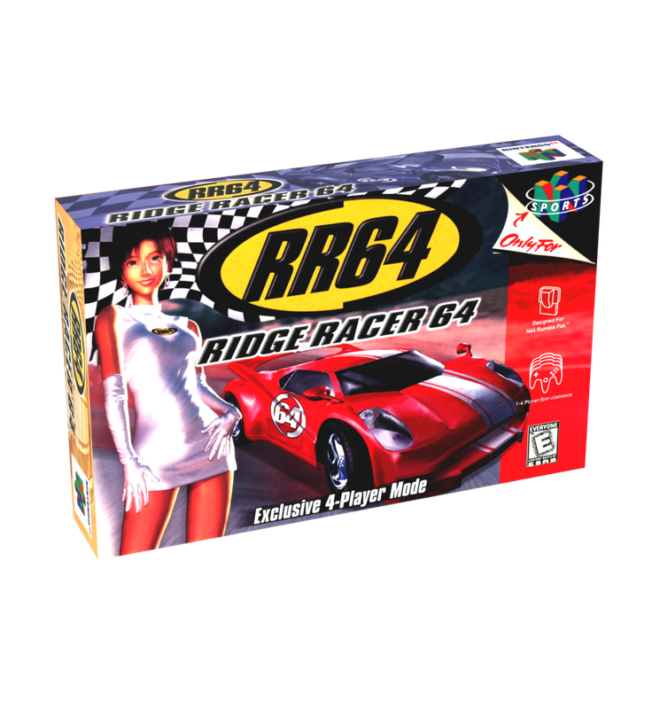 Ridge Racer 64 Reproduction Box
