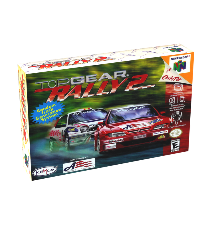 Top Gear Rally 2 Reproduction Box