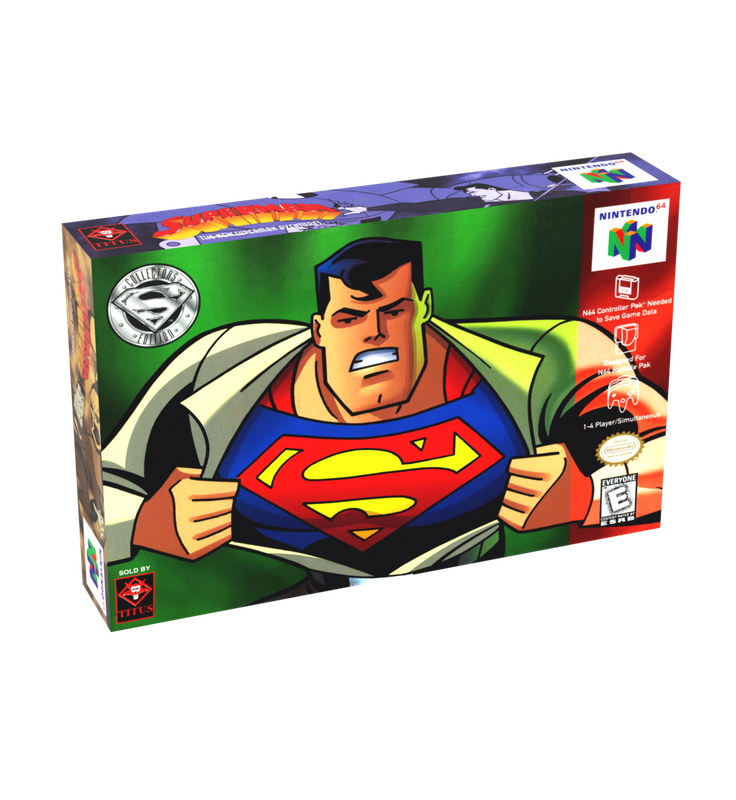 Superman 64 Reproduction Box
