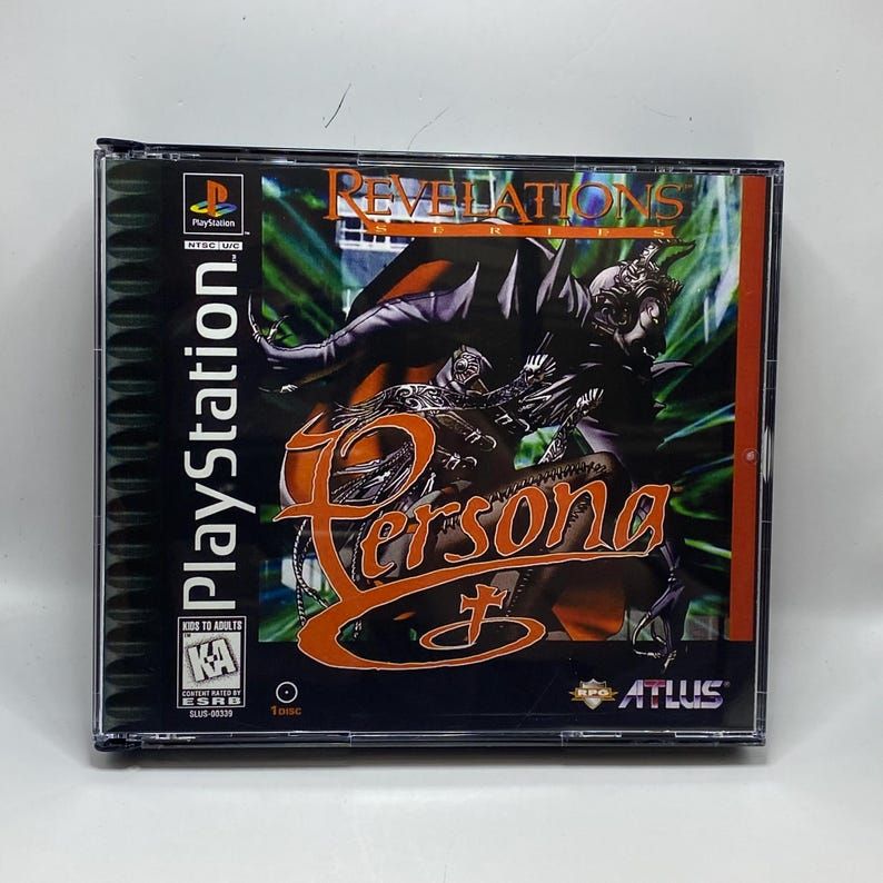 Persona | NTSC | Playstation | PS1 | En | Reproduction Case and Booklet ...