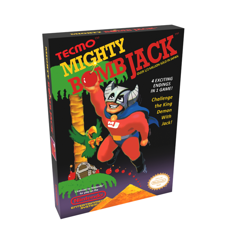 Mighty Bomb Jack Reproduction Box