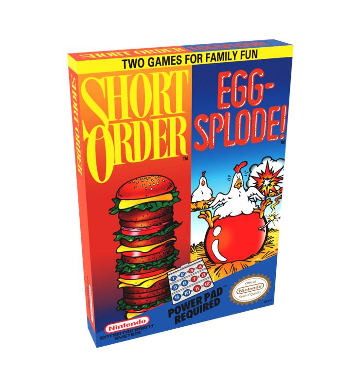 Short Order Eggsplode! Reproduction Box