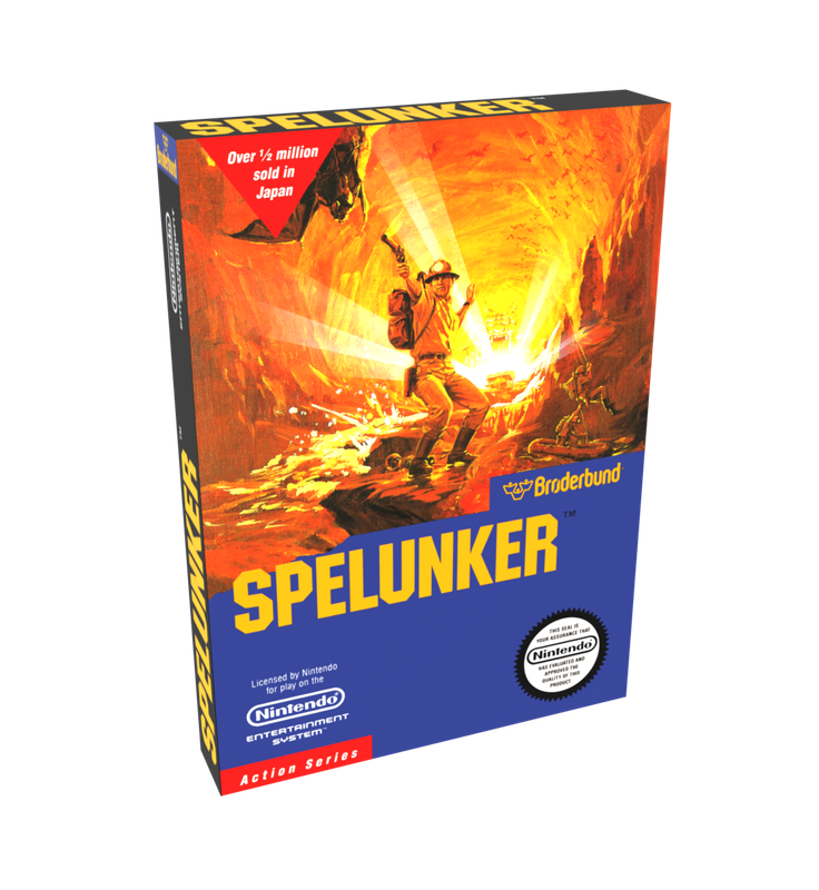 Spelunker Reproduction Box