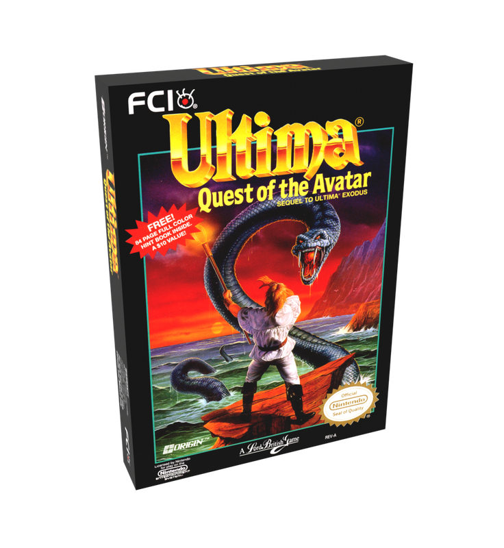 Ultima Quest of the Avatar Reproduction Box