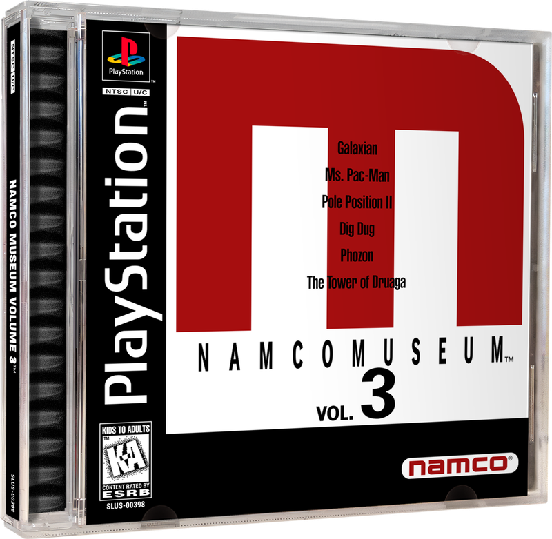 Namco Museum Vol. 3 | NTSC | Playstation | PS1 | En | Reproduction Case ...