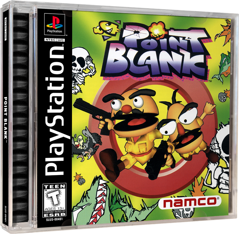 Point Blank | NTSC | Playstation | PS1 | En | Reproduction Case and ...