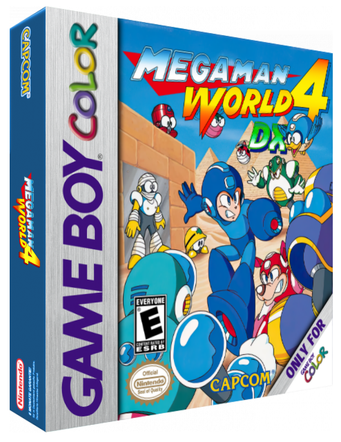 Mega Man DX 4 Super Warriors Reproduction Box
