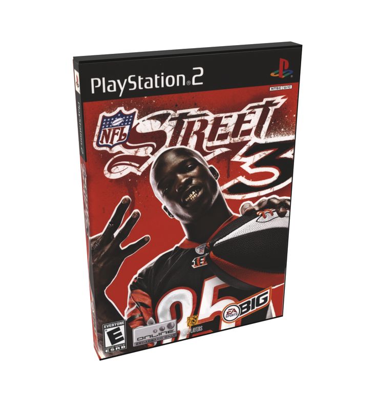 Nfl Street 3 Ntsc Playstation 2 Ps2 En Reproduction Case And