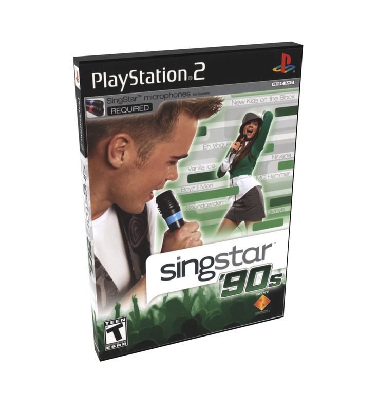 SingStar '90s | NTSC | Playstation 2 | PS2 | En | Reproduction Case and ...