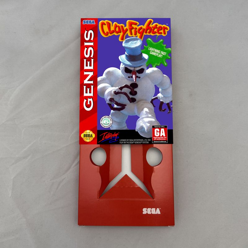 Clayfighter | NTSC | Sega Genesis | Genesis | En | Reproduction Box and ...