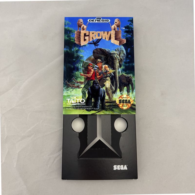 Growl | NTSC | Sega Genesis | Genesis | En | Reproduction Box and Inner ...
