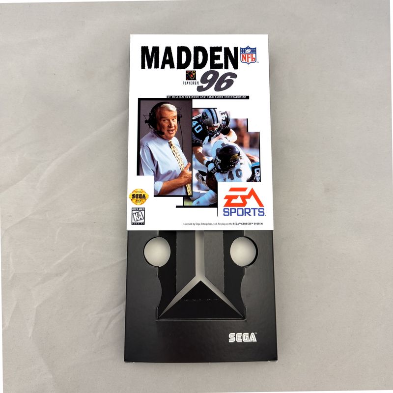 Madden 96 | NTSC | Sega Genesis | Genesis | En | Reproduction Box and ...