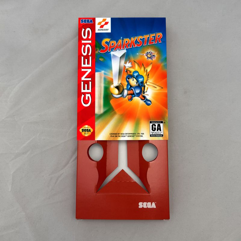 Sparkster | NTSC | Sega Genesis | Genesis | En | Reproduction Box and ...