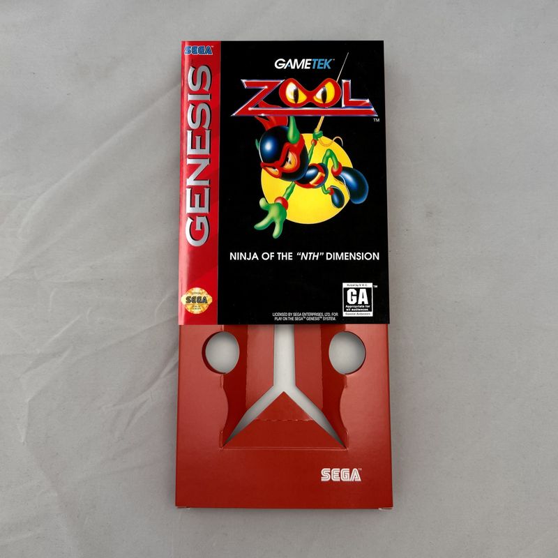 Zool | NTSC | Sega Genesis | Genesis | En | Reproduction Box and Inner Tray