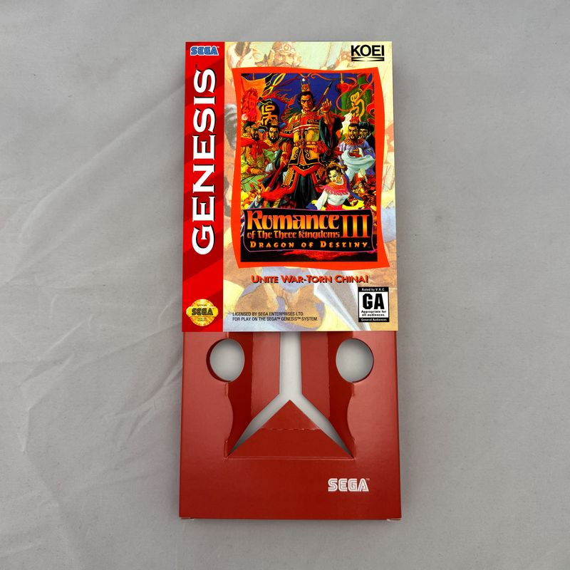 Romance of the Three Kingdoms III: Dragon of Destiny | NTSC | Sega ...