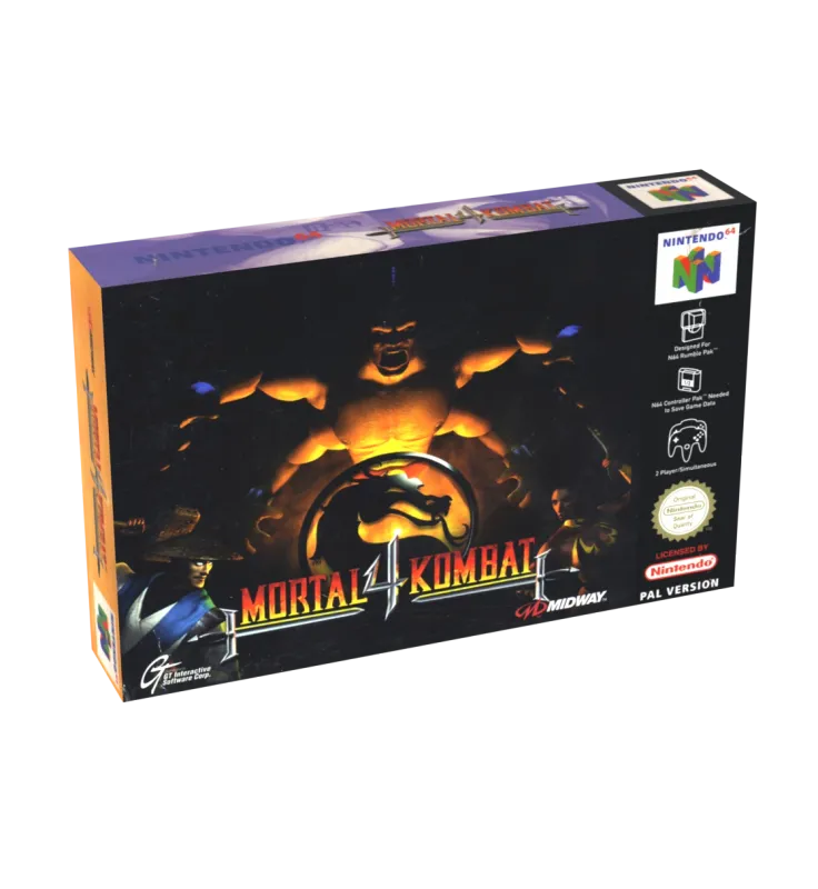 Mortal Kombat 4 Reproduction Box