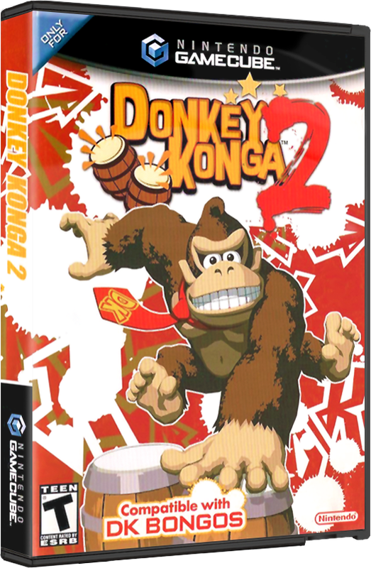 Donkey Konga 2 | NTSC | Gamecube | GC | En | Reproduction Case and ...