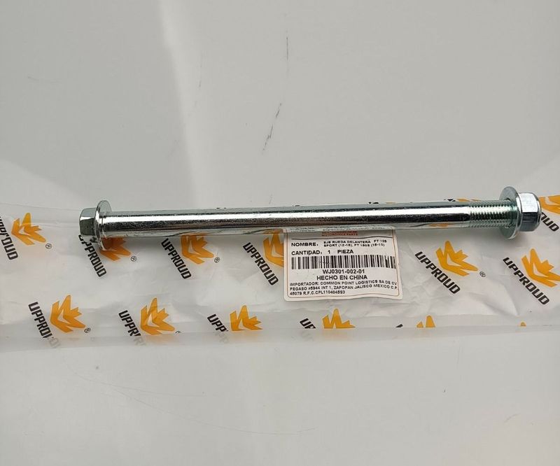 EJE RUEDA TRASERA FT 125 CLASICA (12-16), FT 125 ROJA (13-18) U422