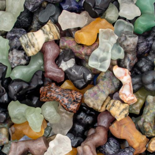 Female Torso Body Gemstone Mini 1" - Select