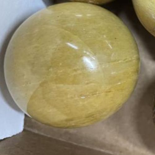 Quartz Yellow Sphere 45mm