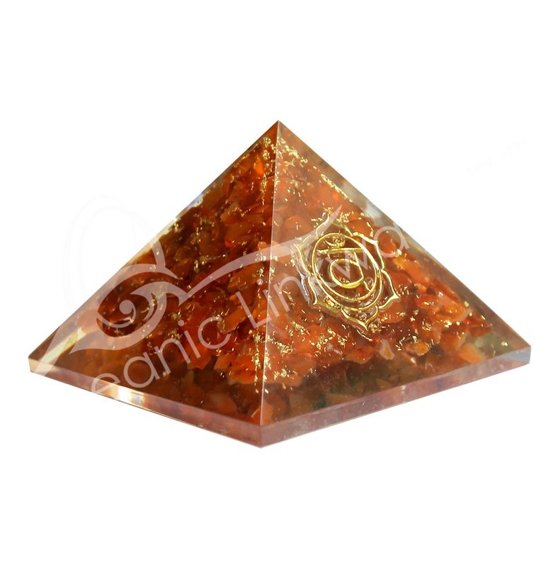 Jasper Red Orgone Root Chakra Pyramid 40mm