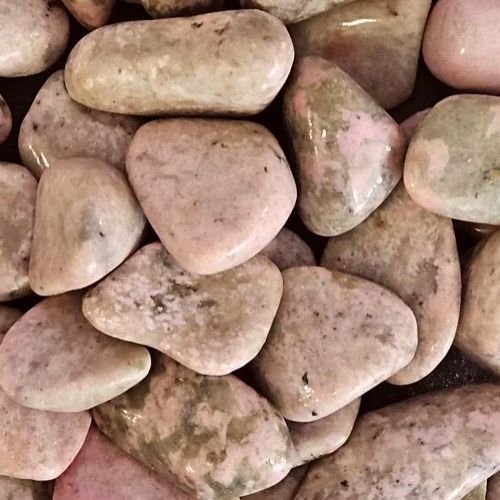 Thulite Pink Tumbled Stone .75"-1.25"